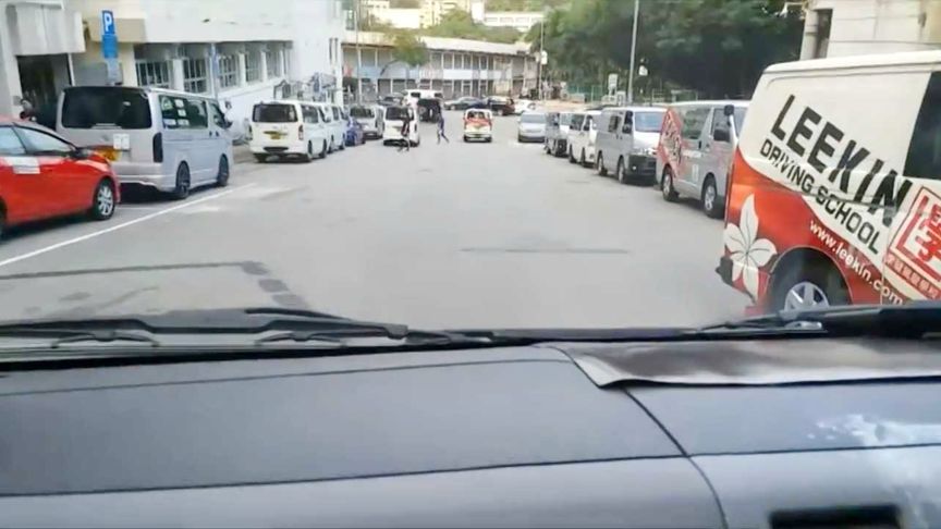 香港老司机『驾驶教室』 L位泊车 (棍波车_手动挡车_手排车教学)
