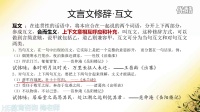 4文言文修辞手法·初中古诗文阅读素养专题精讲4
