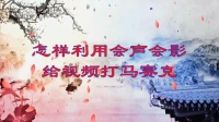 怎样利用会声会影给视频打上马赛克