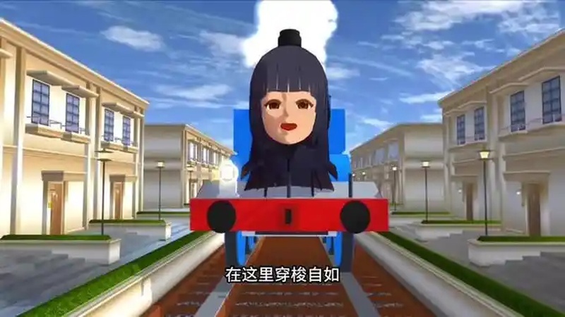 樱花校园模拟器:托马斯整蛊路人,小老弟气坏了!