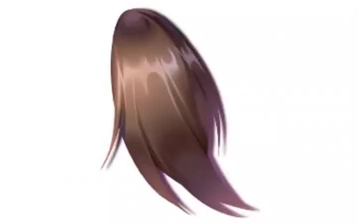 【插画视频教学】如何怎么给头发增加高光上色 ps画插画画布多大