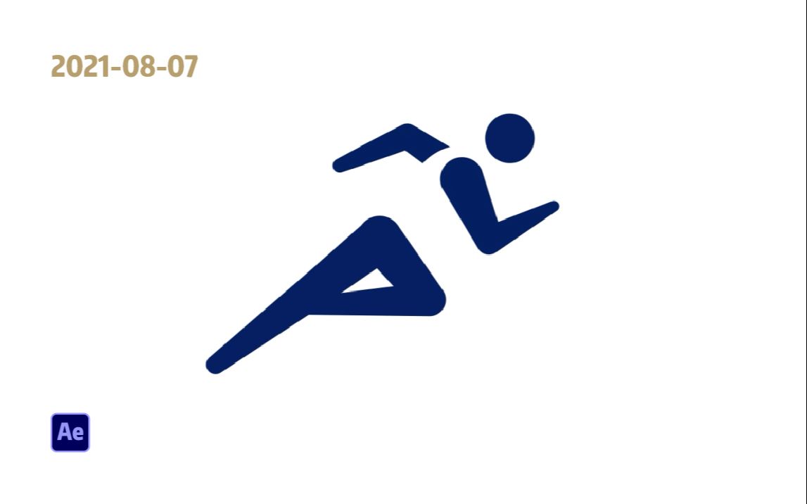 【AE教程】东京奥运会动态图标已完全解析,纯AE制作,100%学会