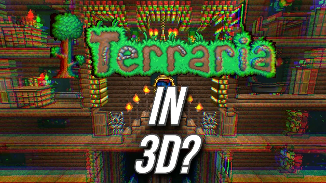 当我去尝试在泰拉瑞亚里面加个3d模组会怎么样