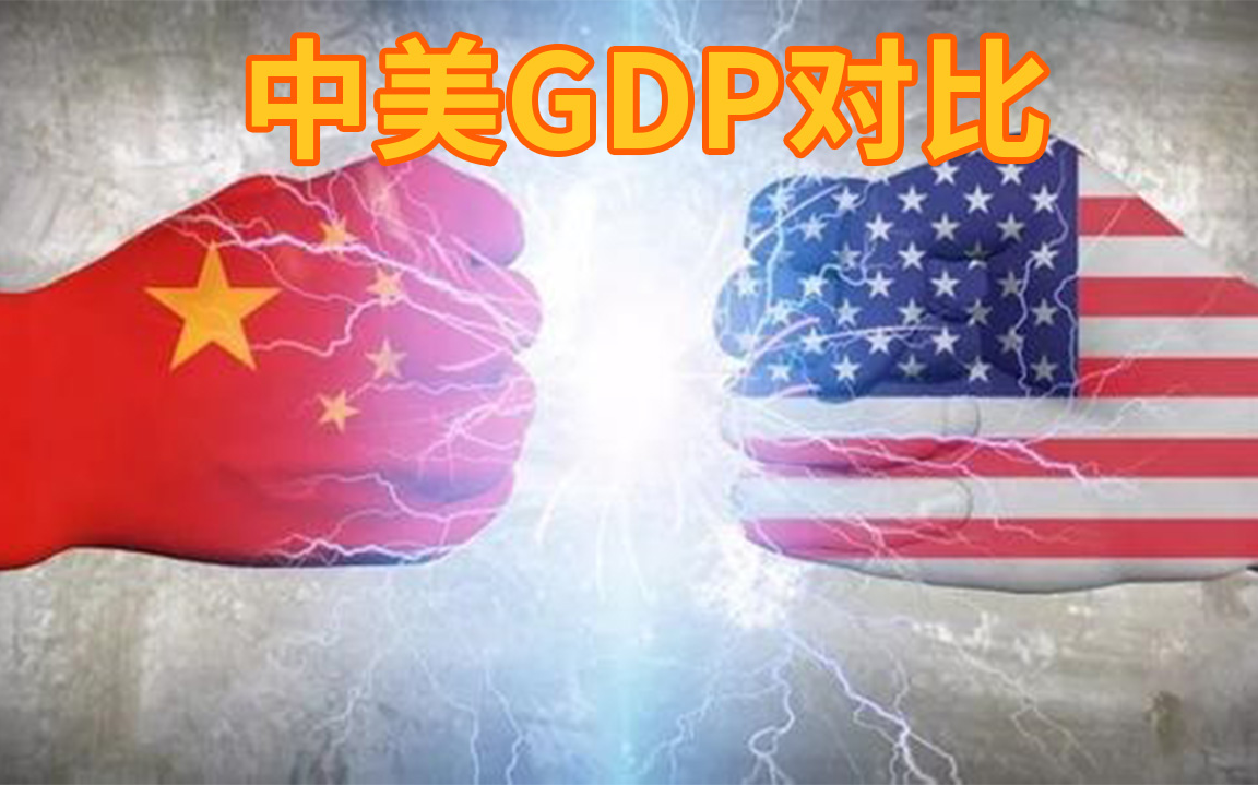 新世纪中美两国GDP对比