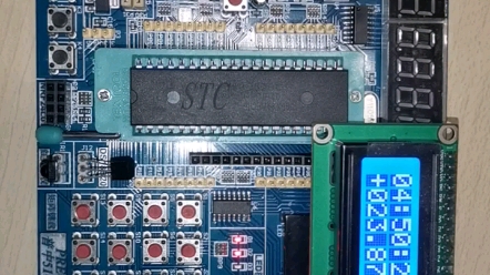 基于DS18B20,AT24C02,DS1302的程序控制系统