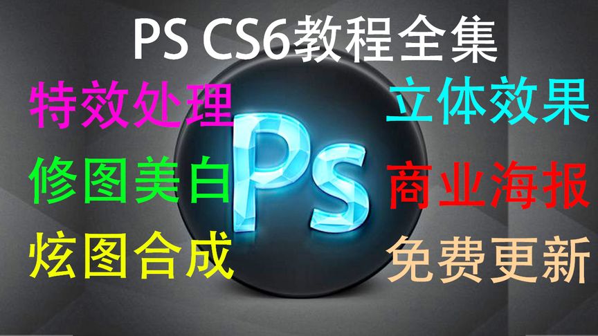 PScs6教程《PS大师之路》第四节椭圆选区工具的使用