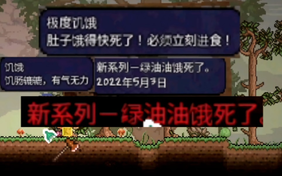 我在泰拉瑞亚里面饿死了!_泰拉瑞亚