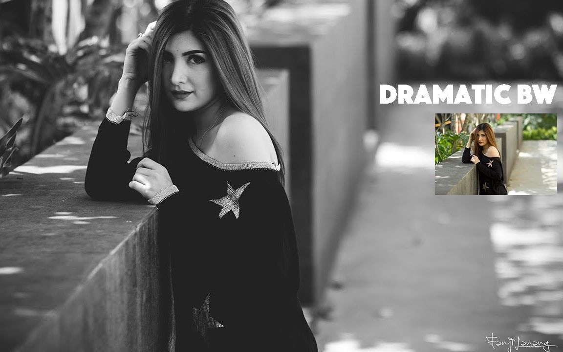 【油管&中文字幕】戏剧性黑白照片,Photoshop CC教程