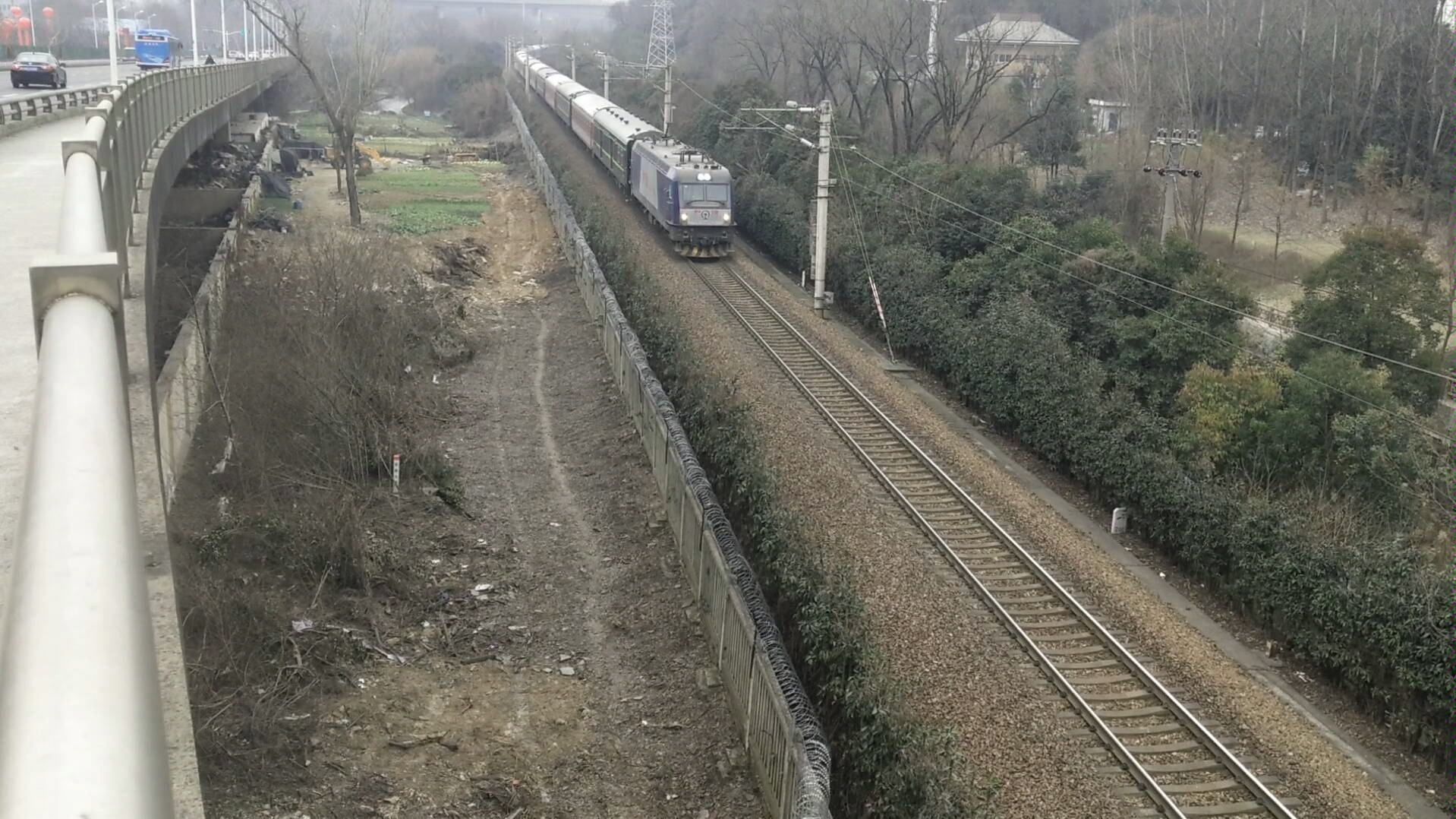 【中国铁路】京沪线上行 郑局郑段HXD3C牵引K234次列车通过