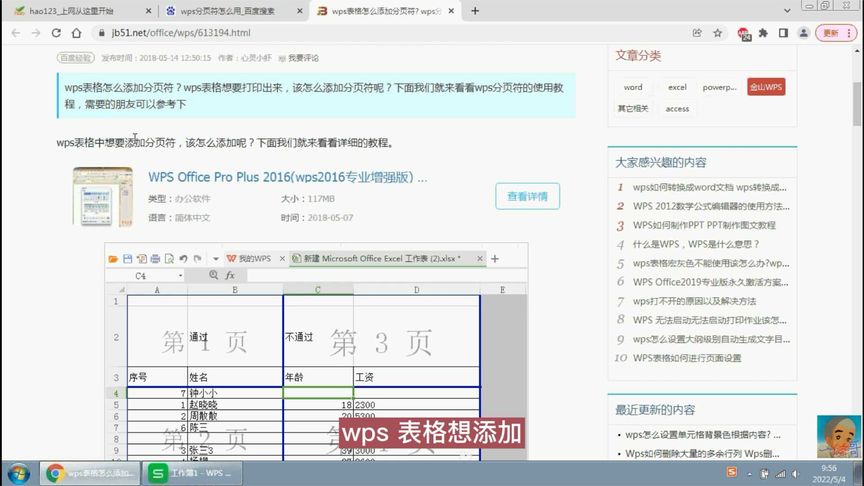 第29课wps布局和功能(分页符、页面缩放)