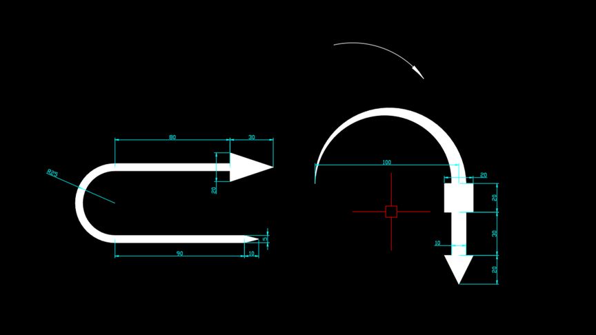 CAD第四节:构造线命令、修剪命令、多段线命令讲解