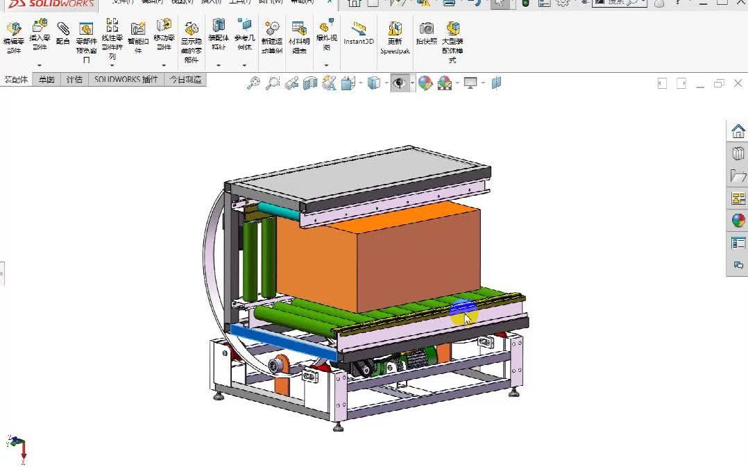 90度翻转机构设计,链条如何实现90度翻转?电机如何选型?