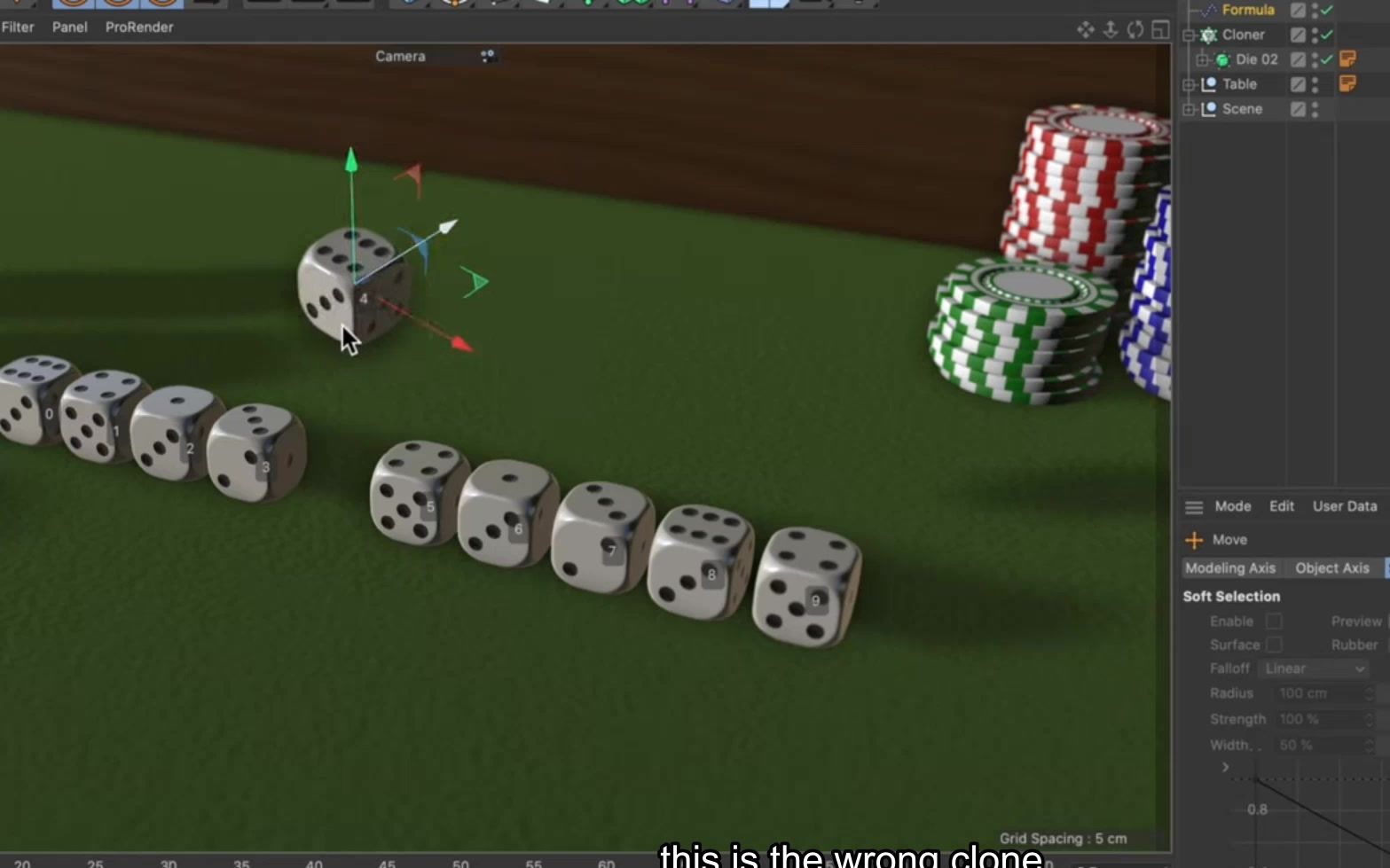 【C4D教程】C4D官方快速技巧精选56——如何单独调整一组克隆中...
