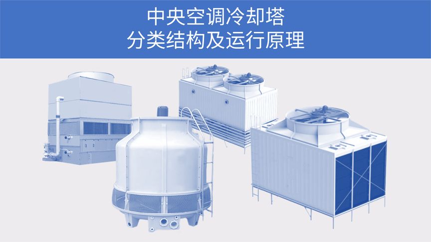中央空调冷却塔,分类结构及运行原理,动态ppt说得明白些