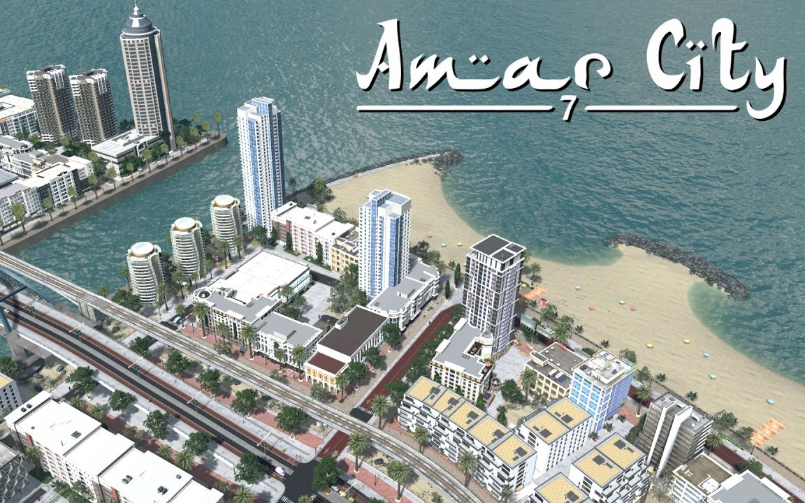 Cities Skylines_ 阿尔马市Amar City (Part 7) - 全新的群岛Brand New ...
