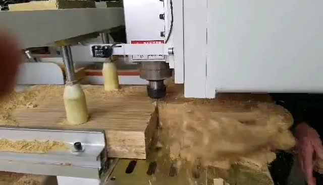 木工机械实木数控开料机竹木勺子开料过程,床,餐桌餐椅,实木家具,工艺...