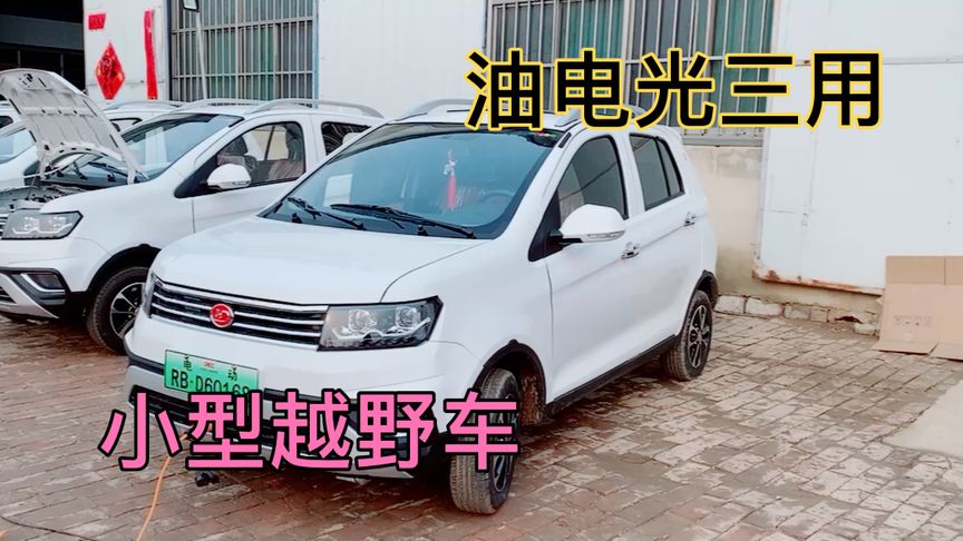二万多的代步车是啥样的?小型越野电动车 油电光三用