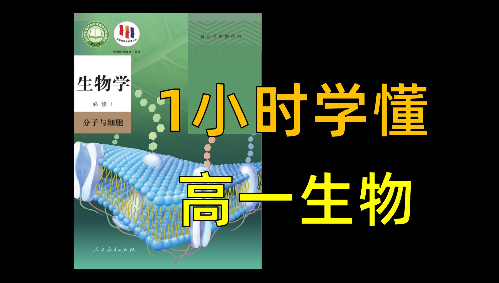 准高一集合!一个视频学懂 高一生物!