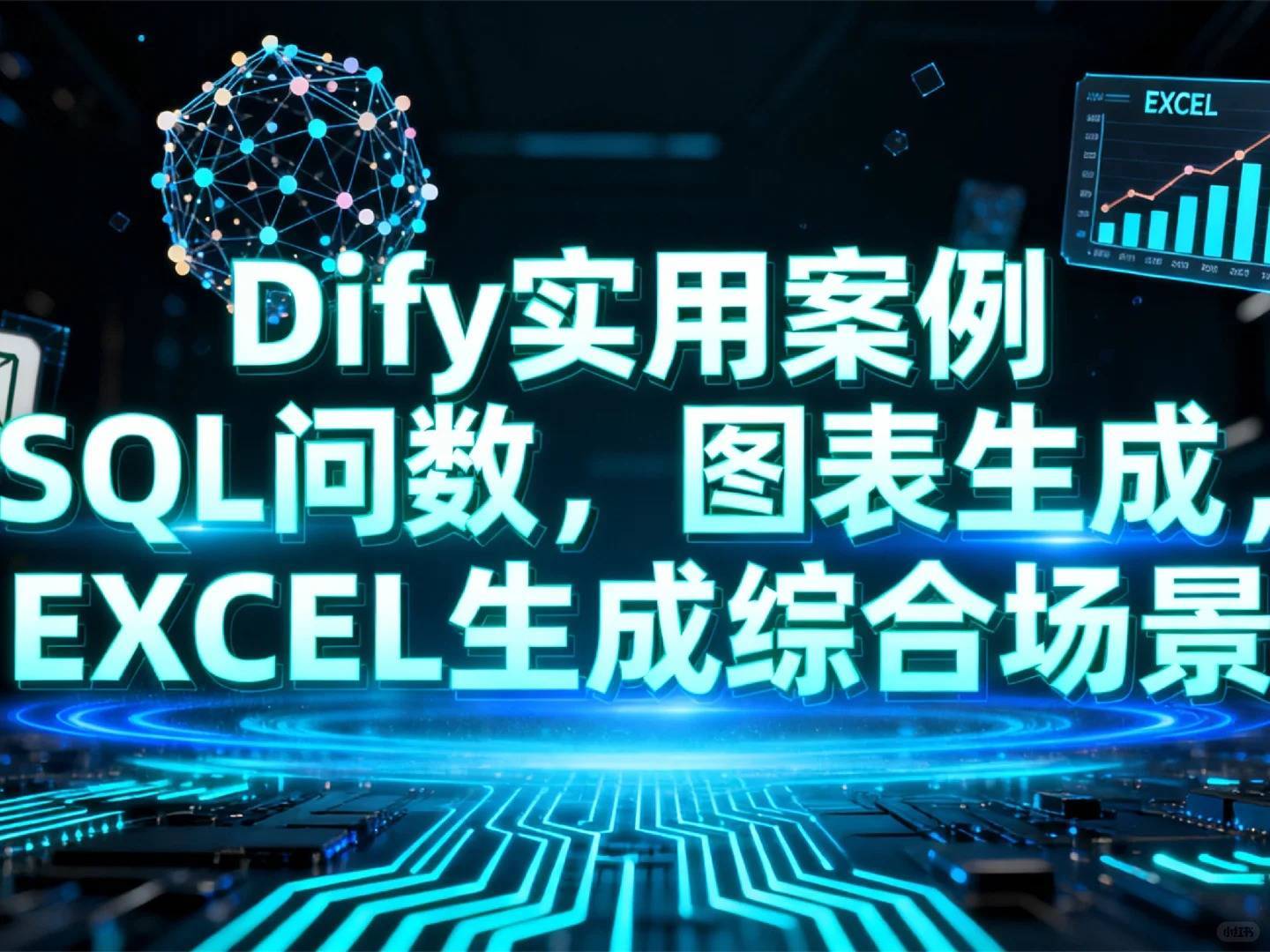 Dify实用案例:AI问数,图表,Excel生成