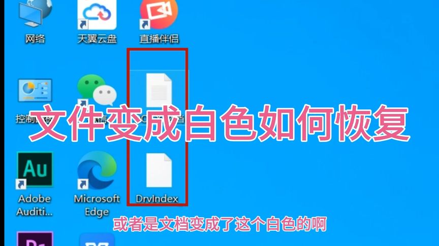 电脑使用技巧之二(电脑文件变成白色的文件图标了如何恢复)