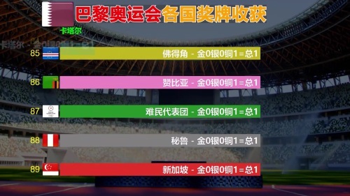 巴黎奥运会闭幕,各国获得奖牌成绩如何?