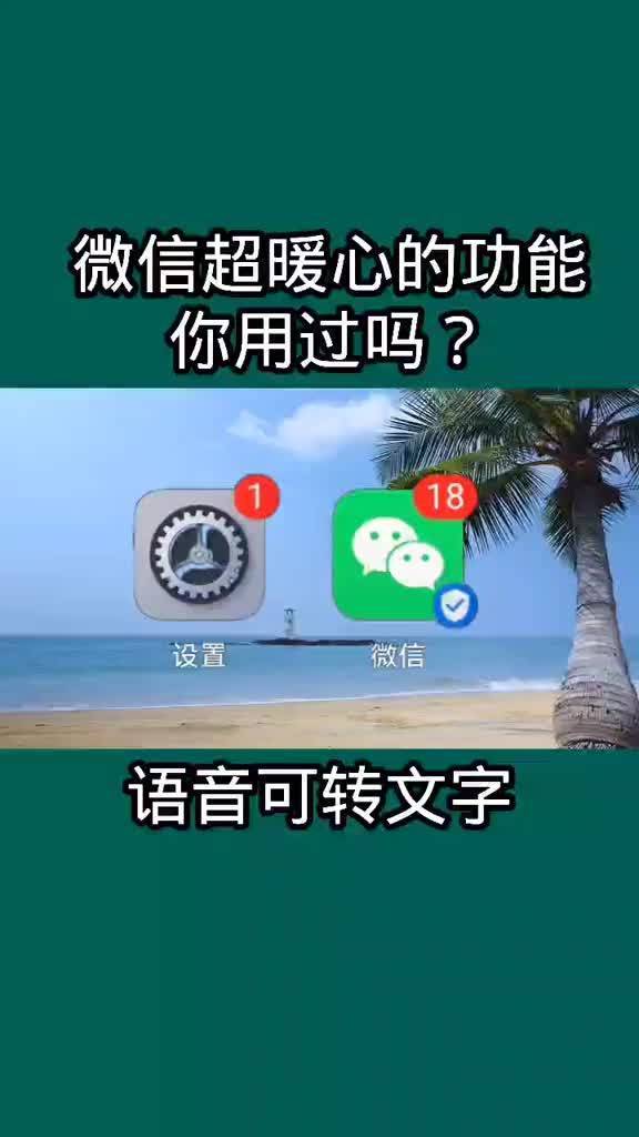 微信超暖心的功能,文字可以转语音!
