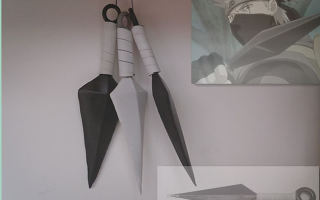 ...教你十分钟内制作火影忍者中的苦无,做不出算在下输【一看就会系列】