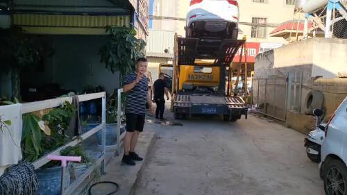 四驱猎豹CS6已装车上板发走、座标城市普洱墨江县