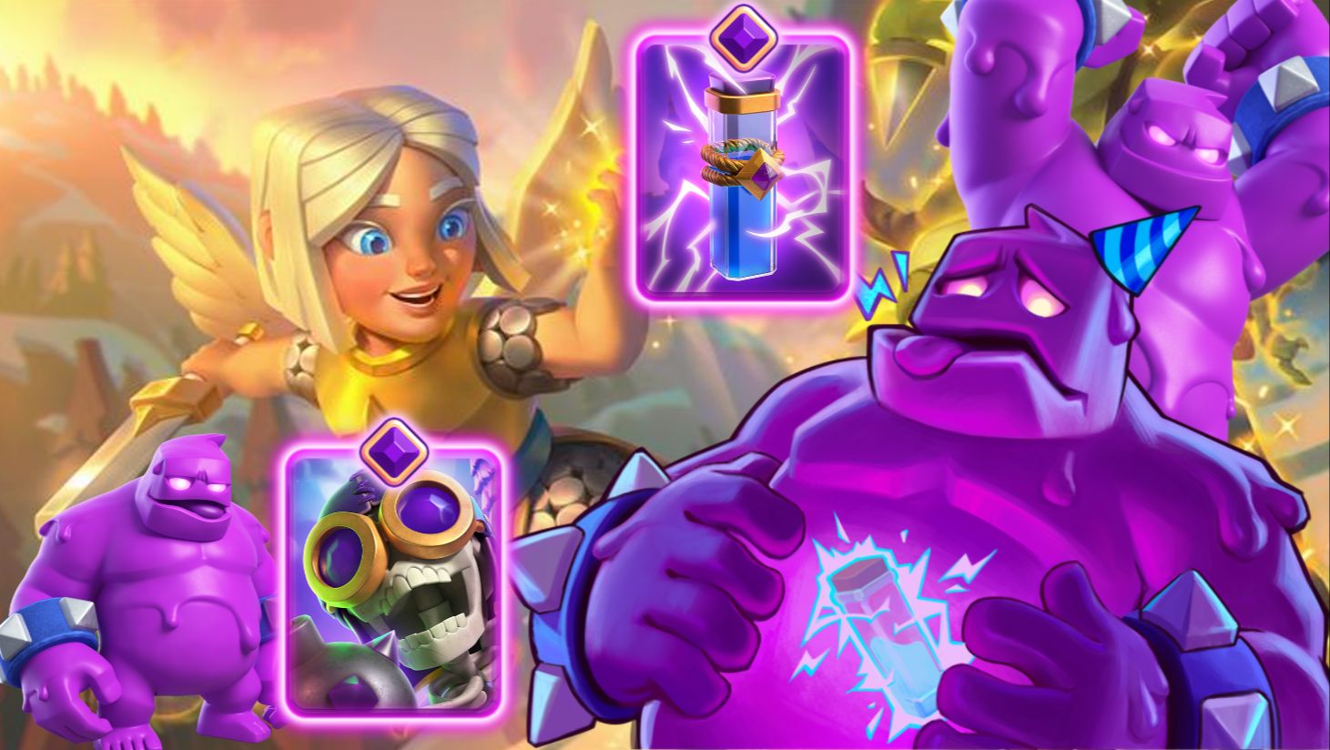 快乐水人套教学,双倍无敌一波流!【力量哥】_哔哩哔哩bilibili_皇室战争...