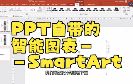 【ppt设计】PPT利用自带的SmartArt一键制作组织结构图,wps中叫智能...