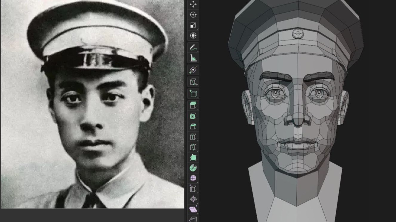 7分钟展示blender多边形人物建模方法教程,不用雕刻也能做出写实人物...