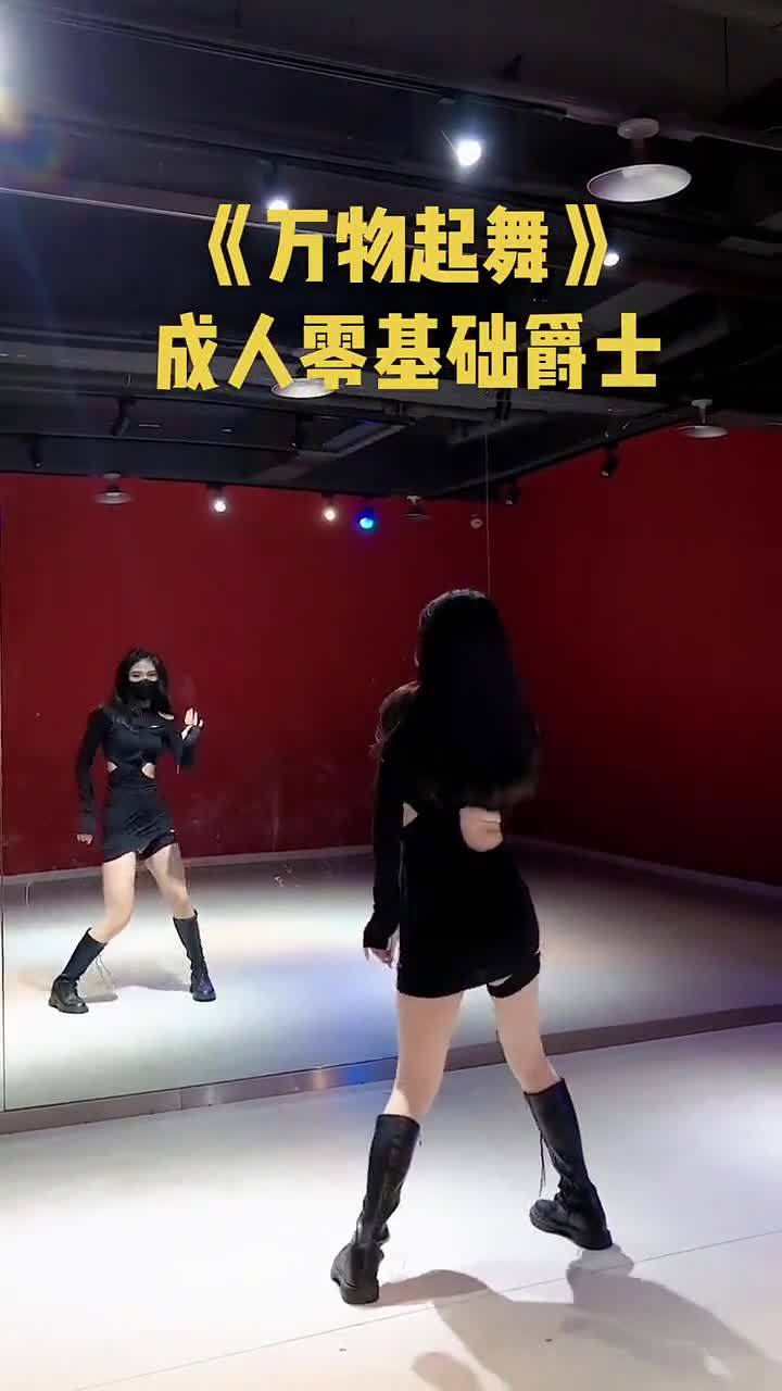 万物起舞镜面版零基础爵士舞舞蹈琳达编舞