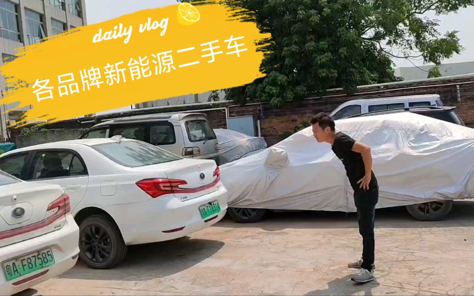 各品牌新能源二手车展示