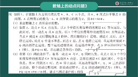1题2招破解数轴上的动点问题
