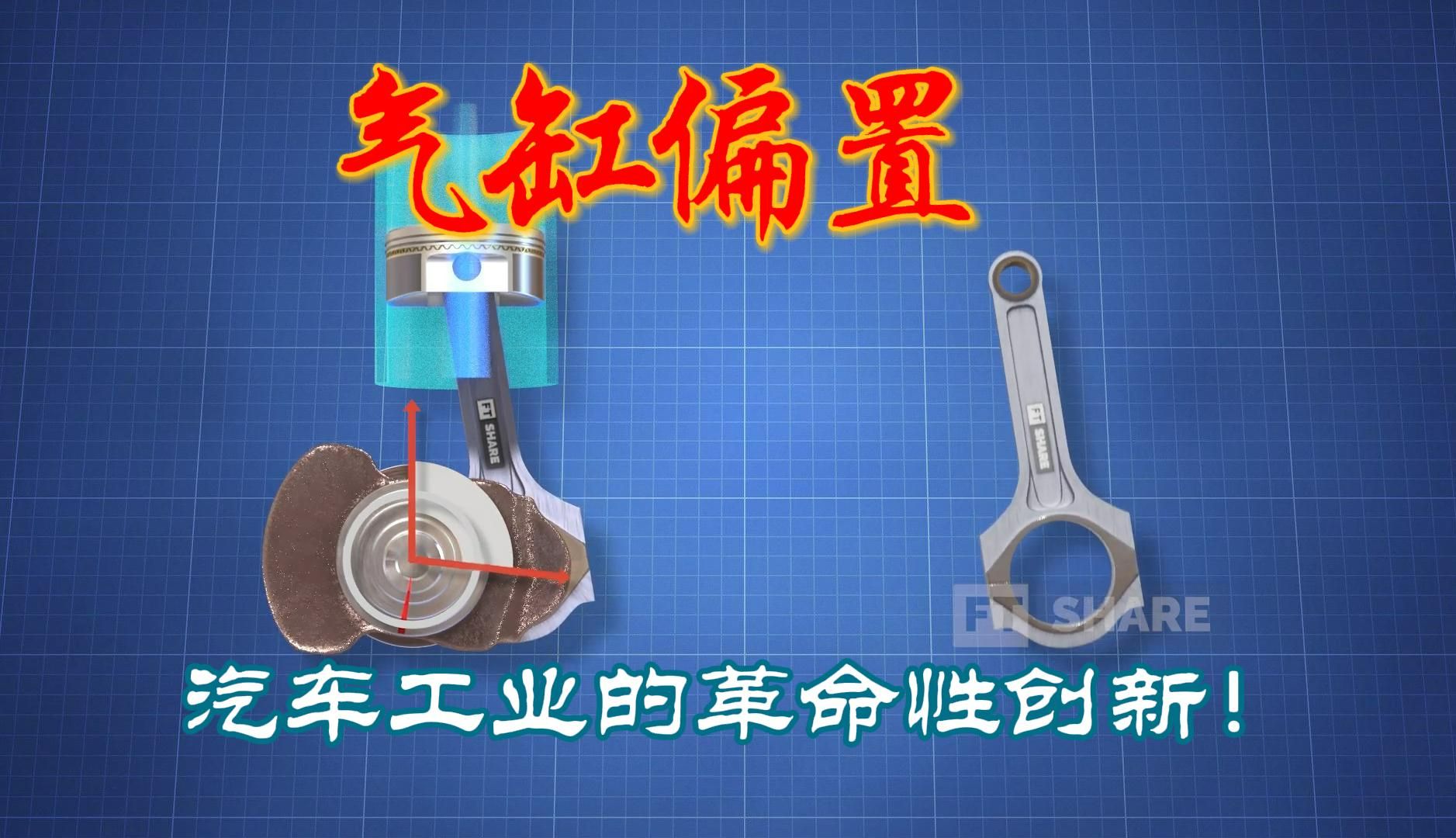 气缸偏置,汽车工业的革命性创新!