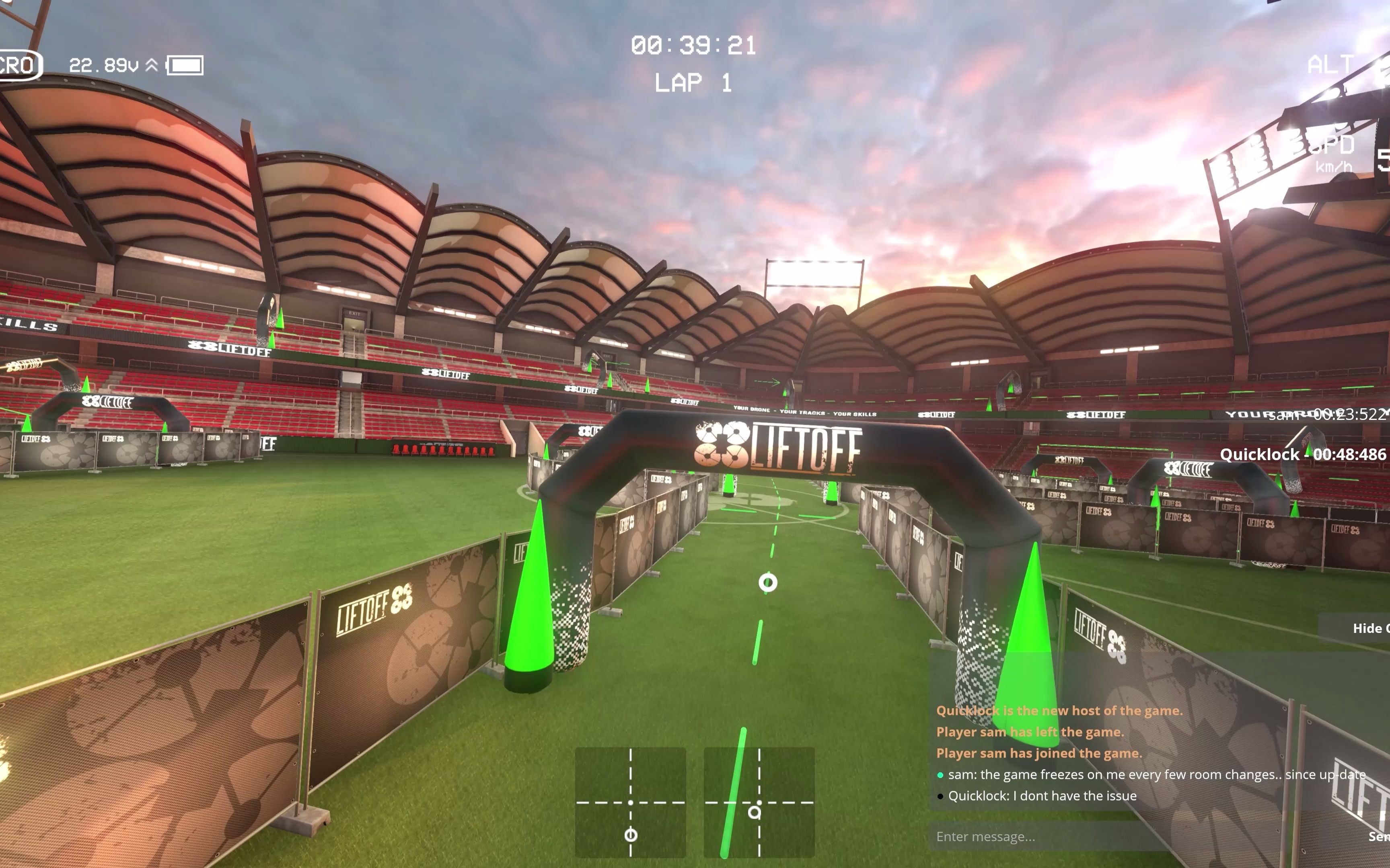 Liftoff 模拟器DIY体育馆地图老年飞_第一视角