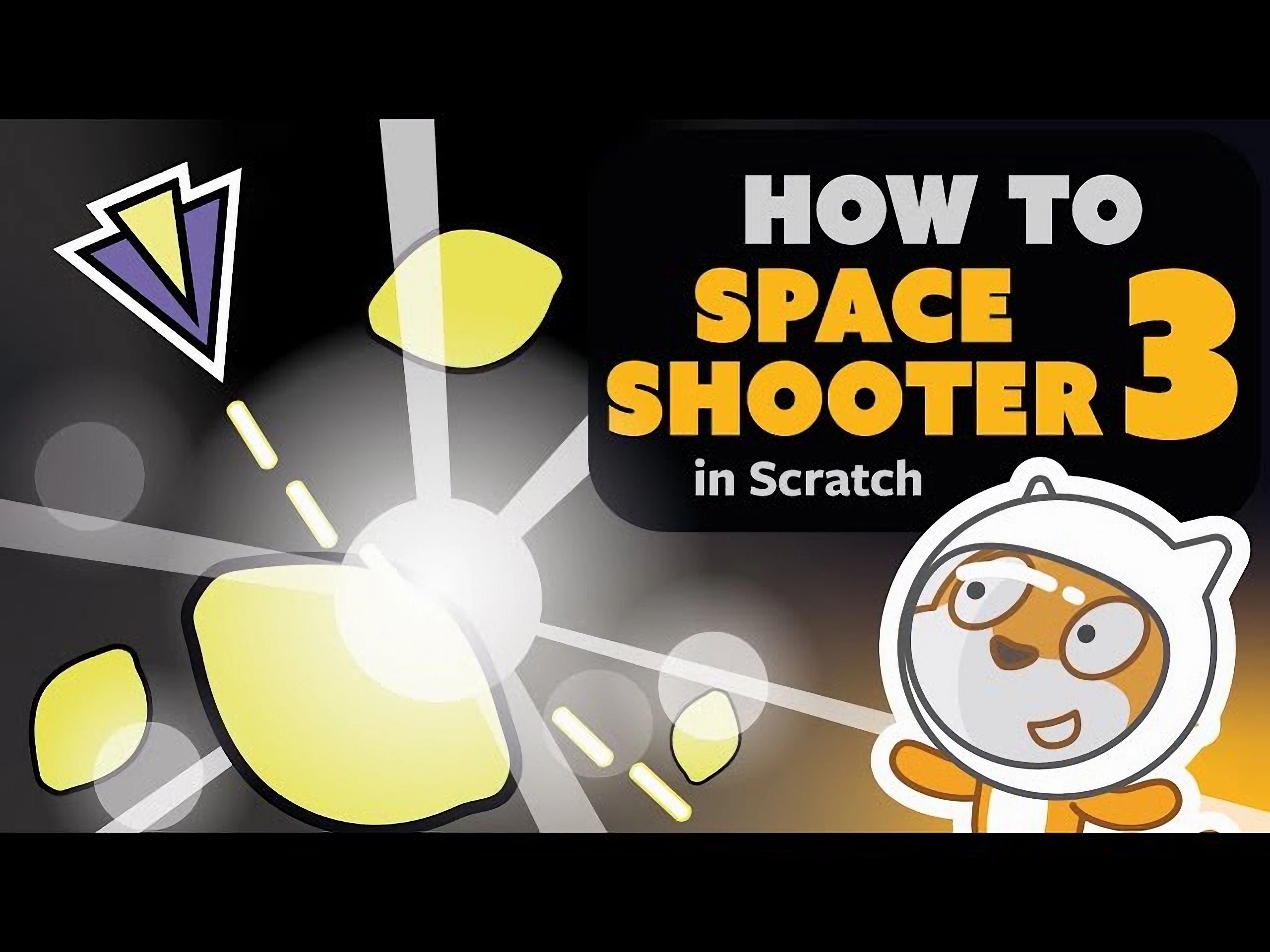 【griffpatch】太空射击游戏ߚ�Part3 爆炸闪光和屏幕抖动:Scratch ...