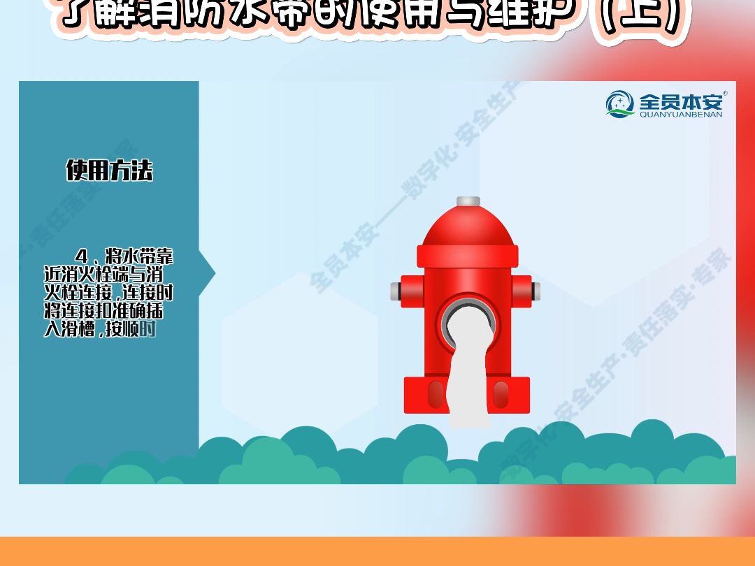 【安全动画】第29集 | 了解消防水带的使用与维护(上)