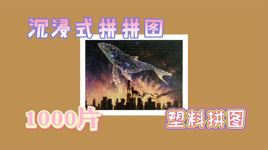 沉浸式拼拼图又来了,这次也是1000片的塑料拼图