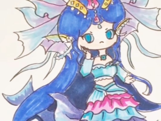 叶罗丽-海公主!叶罗丽怎么画?叶罗丽儿童画!叶罗丽简笔画!叶罗丽海...