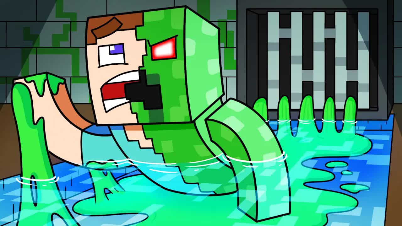 《我的世界》生物的起源…(卡通动画)--模组基岩版建筑