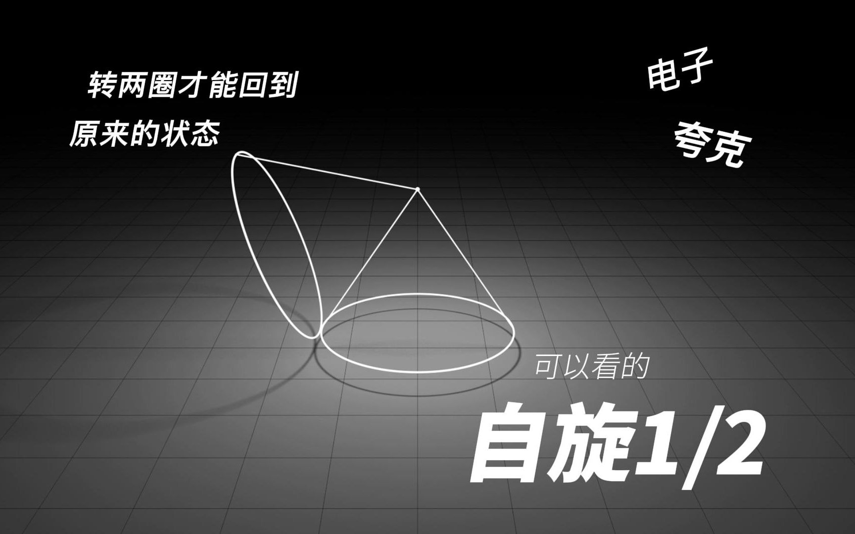 转两圈才能回到原来的状态?一个动画让你理解自旋1/2