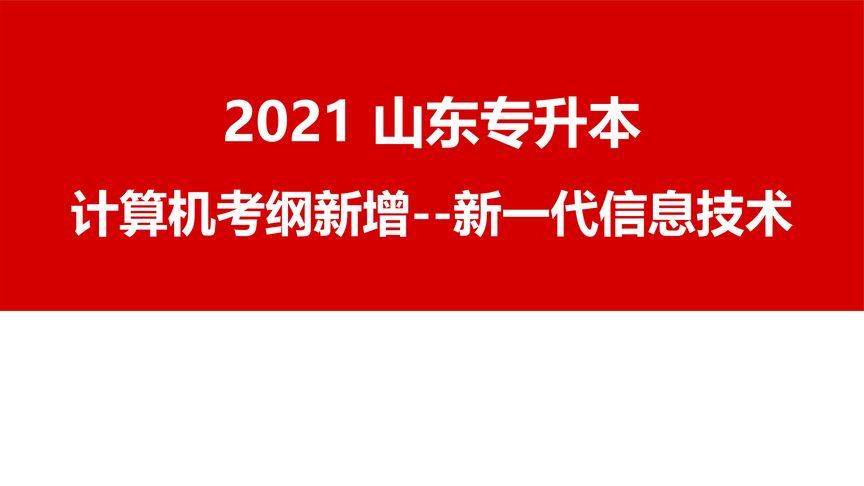 山东专升本【24】新一代信息技术:大数据