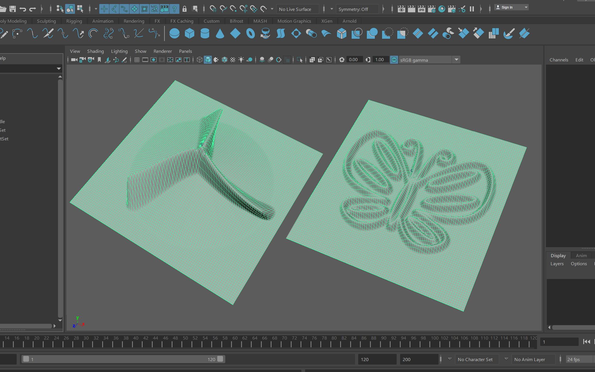 Maya教学:如何使用褶皱工具(Wrinkle Tool)?