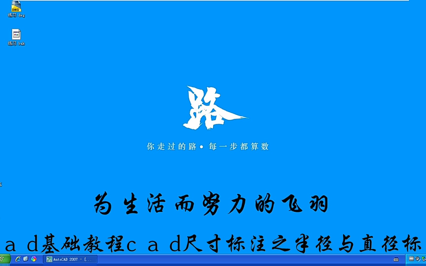 CAD基础教程59——CAD尺寸标注之半径与直径标注