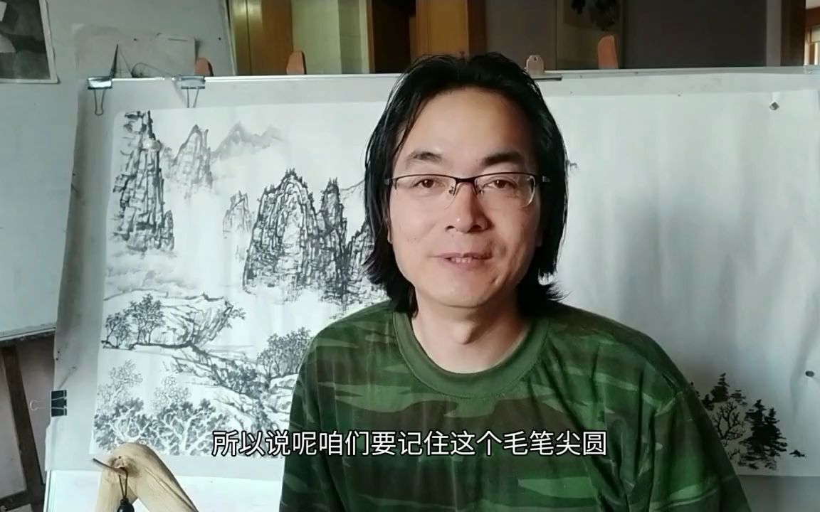 【水墨画】国画工具毛笔的分类和挑选
