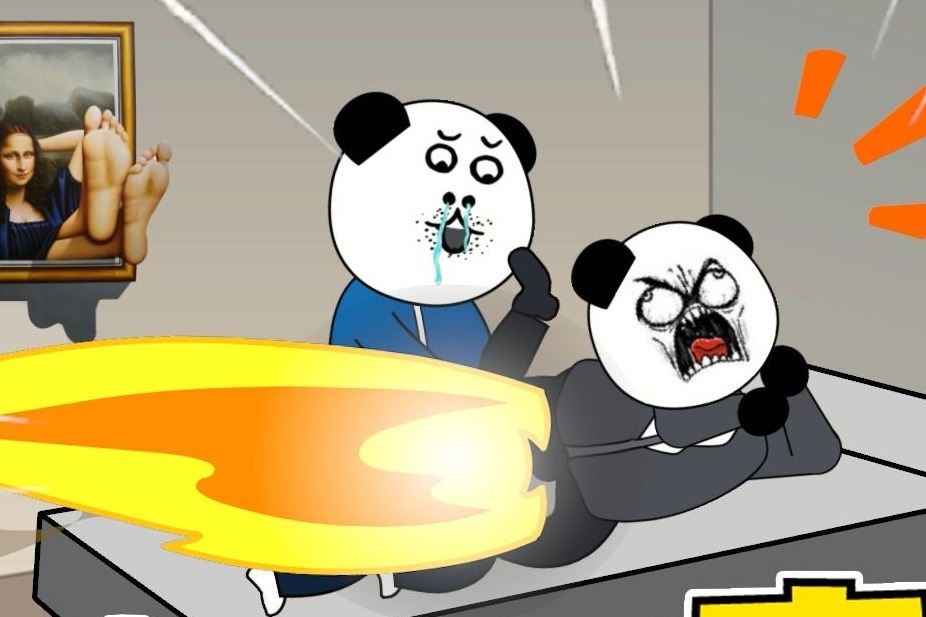 沙雕动画,搞笑:老爹切了痔疮后,我错把辣椒当偏方给他涂了药