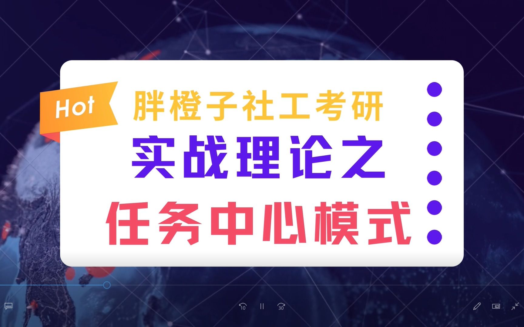 社工考研理论讲解——任务中心模式
