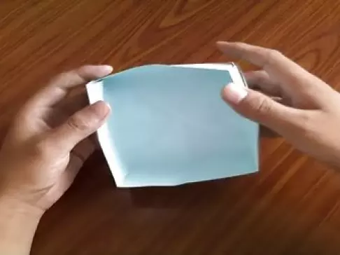 如何折简单折纸垃圾桶