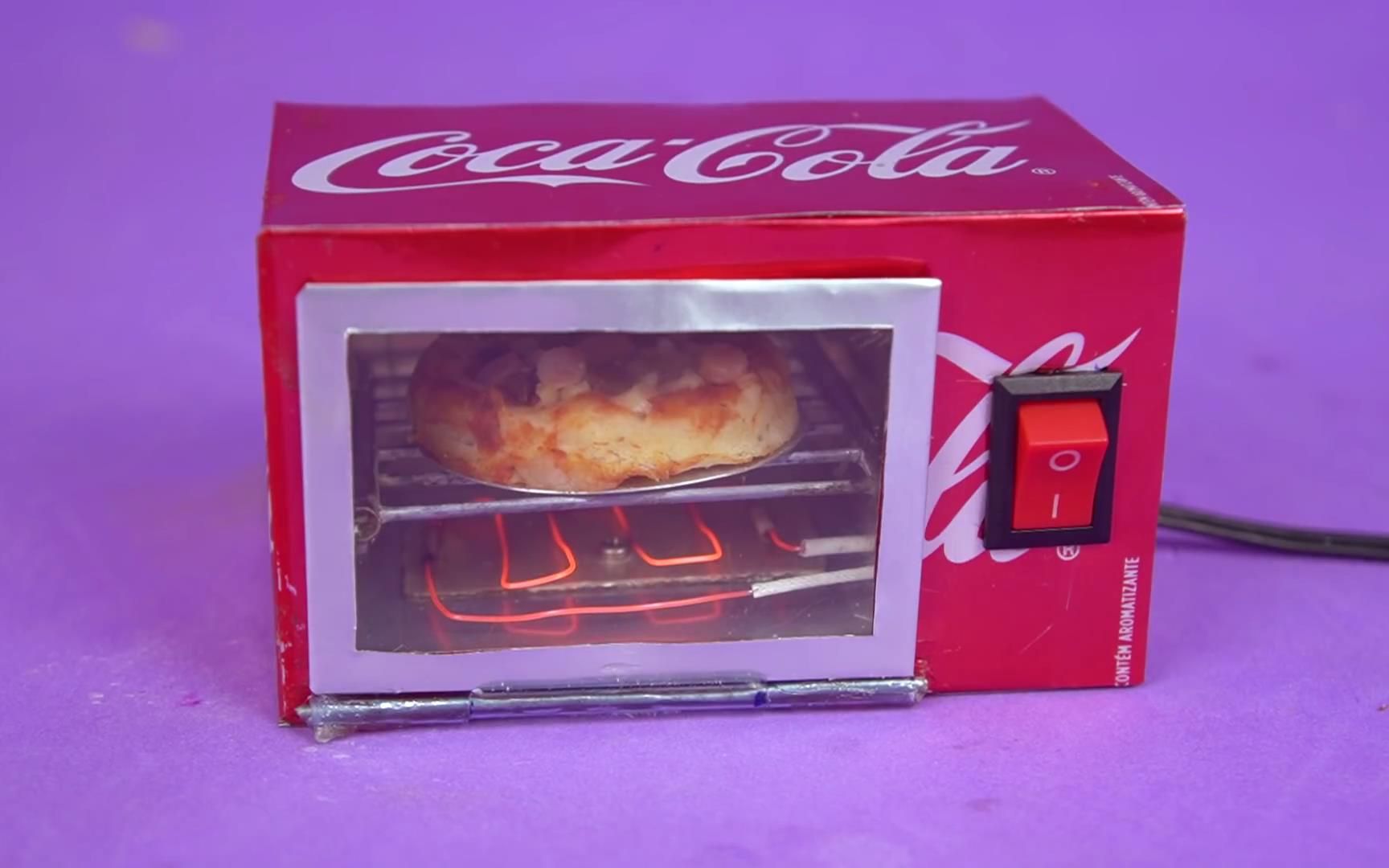 变废为宝,用可回收材料自制的电烤箱,制作过程好玩有趣,为家里省了...